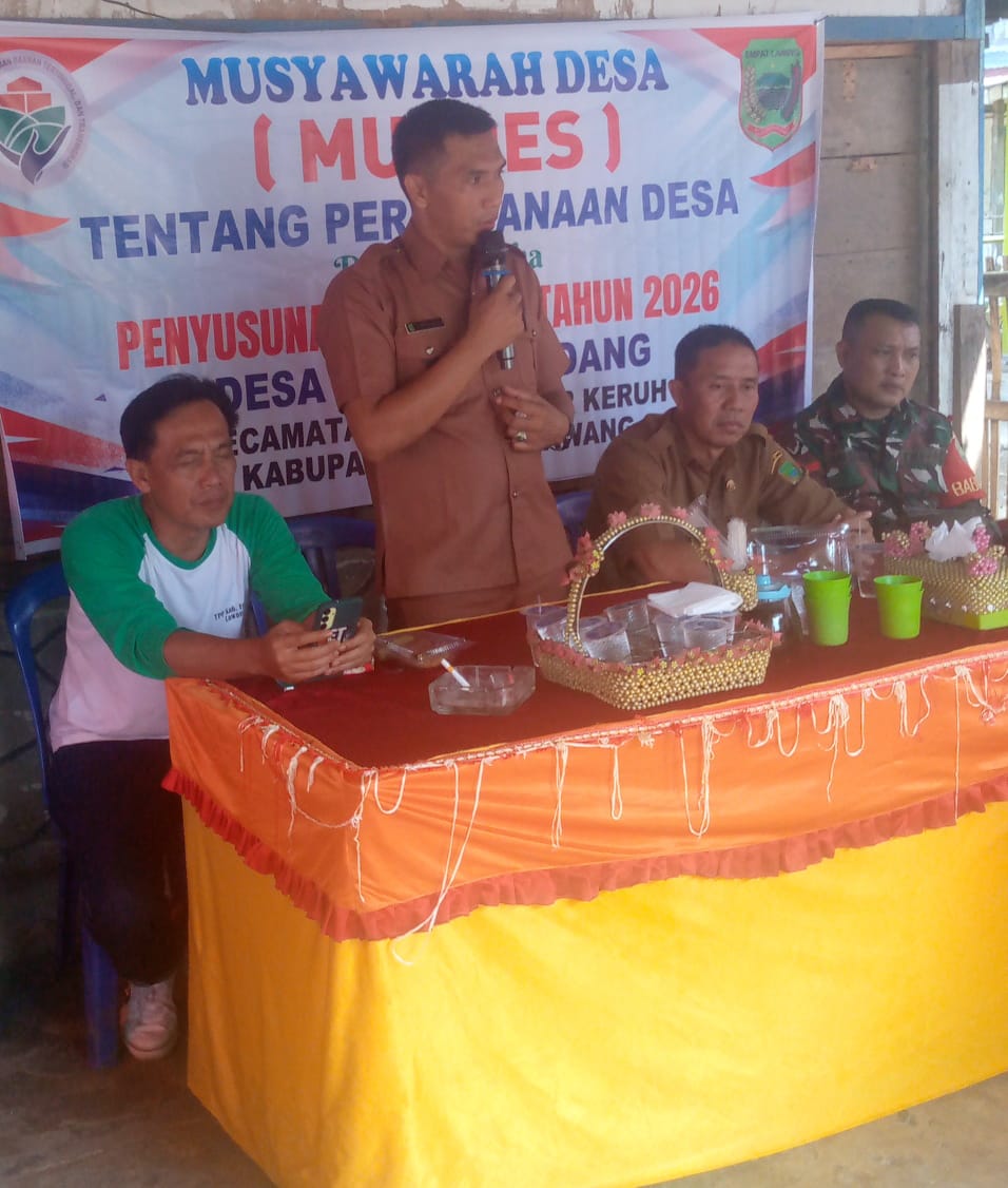 Desa Talang Padang Gelar Musyawarah Desa ( Musdes ) dan Penyusunan ...